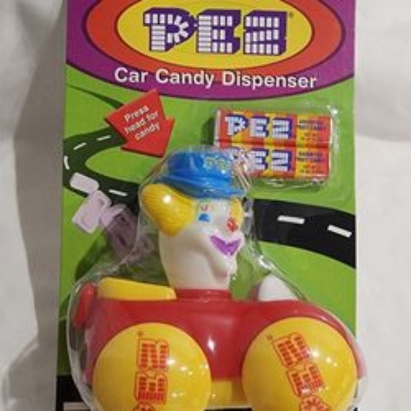 PEZ | Toys | Vintage Peter The Clown Pez Car Candy Dispenser | Poshmark